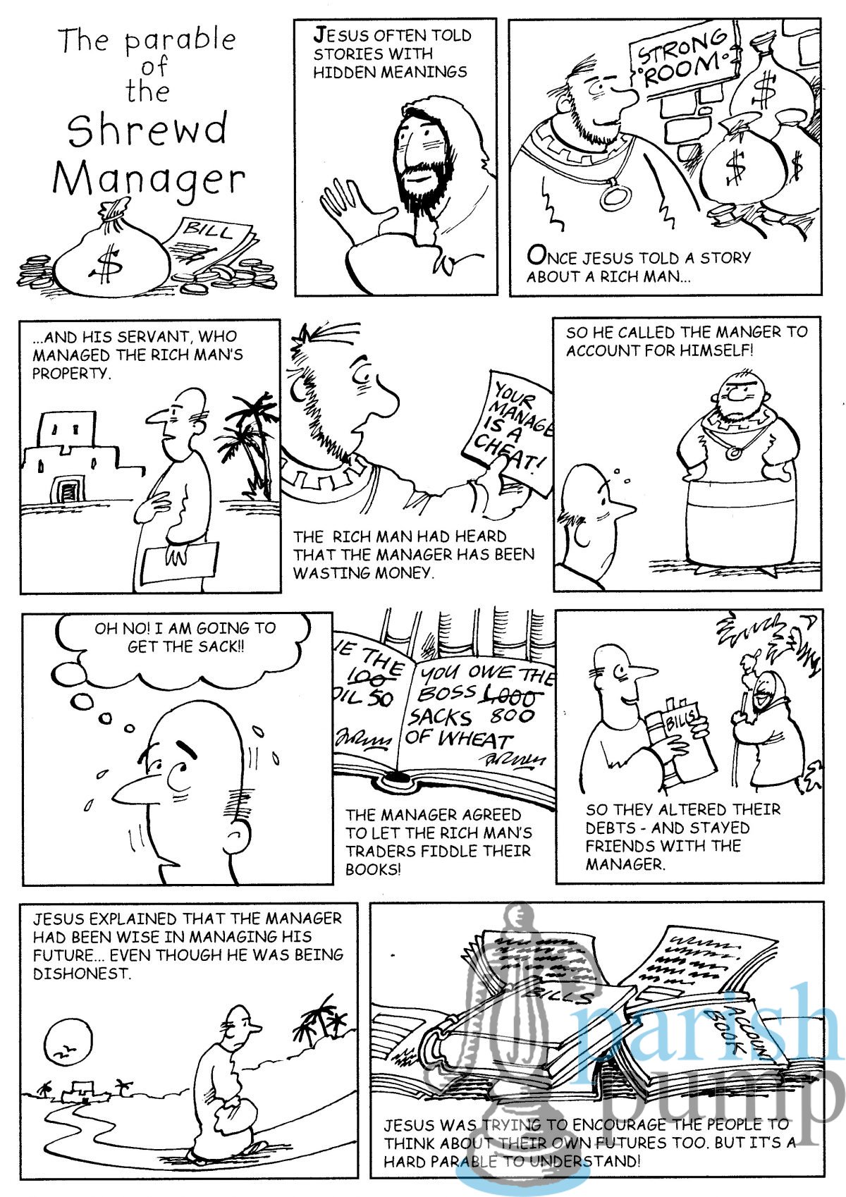 PP Picture Parable – Shrewd Manager feb17td – Parish Pump Ltd